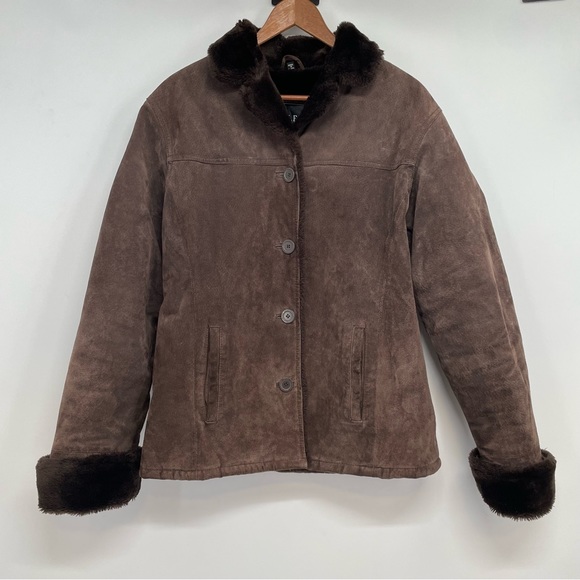 Adler | Jackets & Coats | Adler Collection Suede Leather Coat Jacket ...